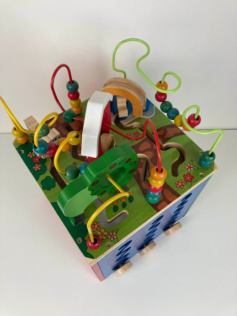 Battat Wooden Activity Cube