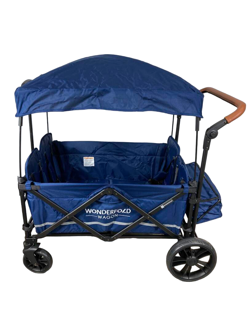 Wonderfold X4 Push & Pull Quad Stroller, 2022, Navy — GoodBuy Gear