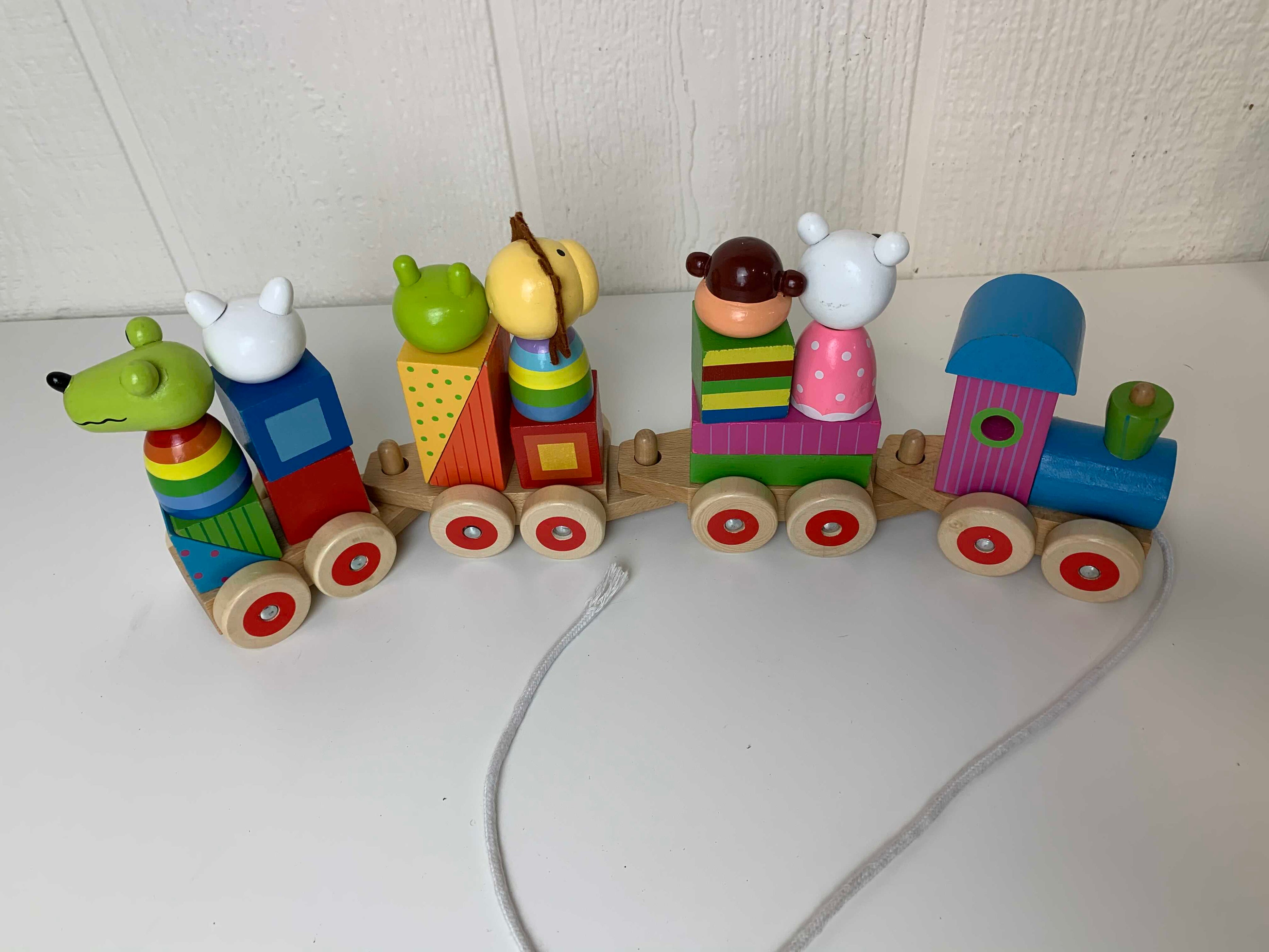 Orange Tree Wooden Animal Puzzle Train — GoodBuy Gear
