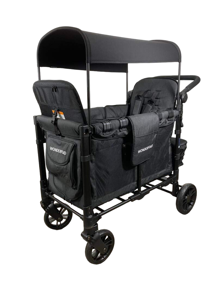 Wonderfold W2 Elite Multifunctional Stroller Wagon, 2023, Elite Black