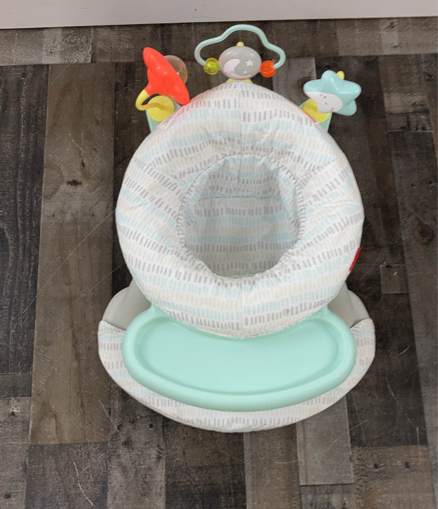Skip Hop 2-in-1 Sit-up Activity Baby Chair, Silver Cloud Lining