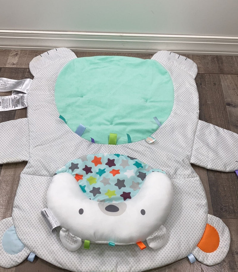 Bright Starts Tummy Time Prop & Play Mat, Bear