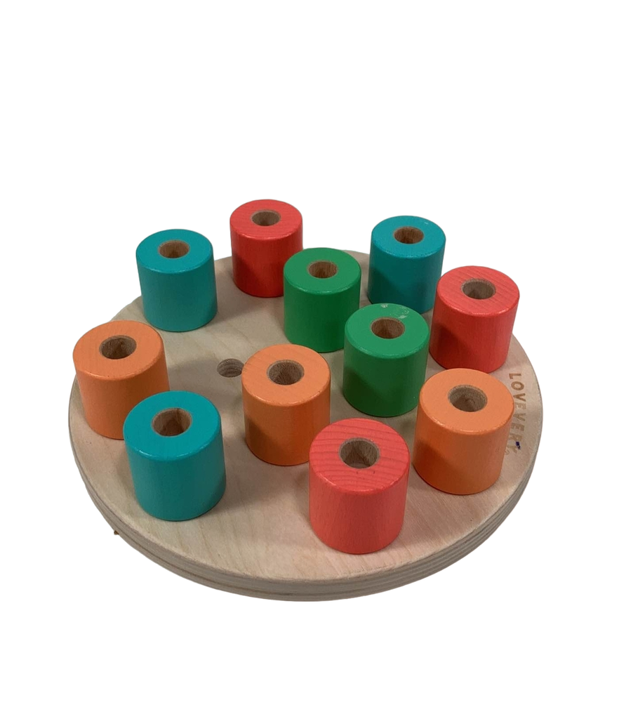 Lovevery Wooden Stacking Peg Board