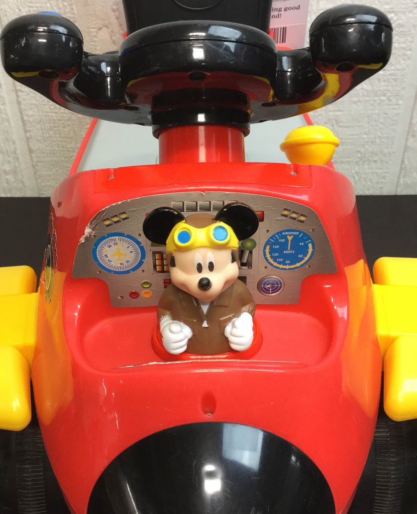 Kiddieland Disney Mickey Mouse Plane Ride-on