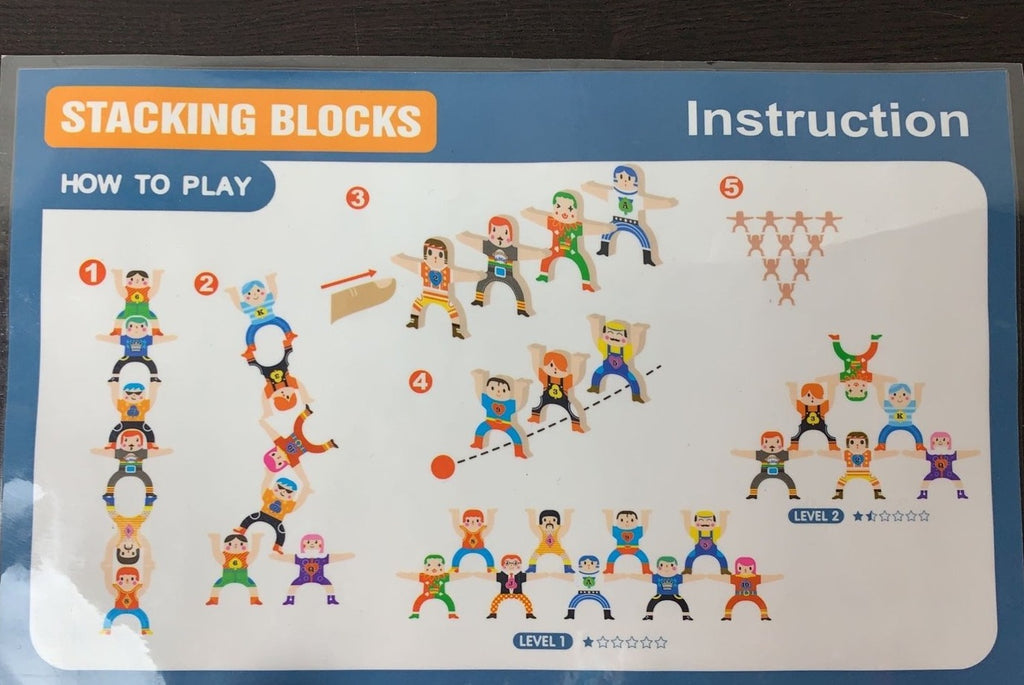 Wooden Stacking Balance Block Set