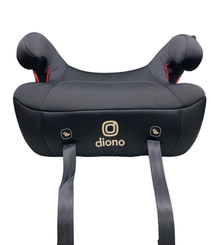 Diono Solana 2 Backless Booster Seat, 2021, With LATCH, Black