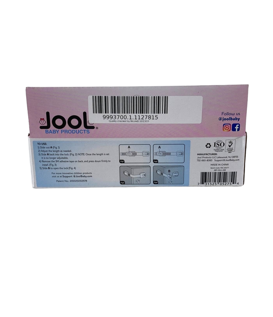 Jool Safety Latches, 8 pack