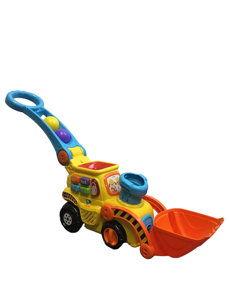 VTech Pop-A-Balls Push And Pop Bulldozer
