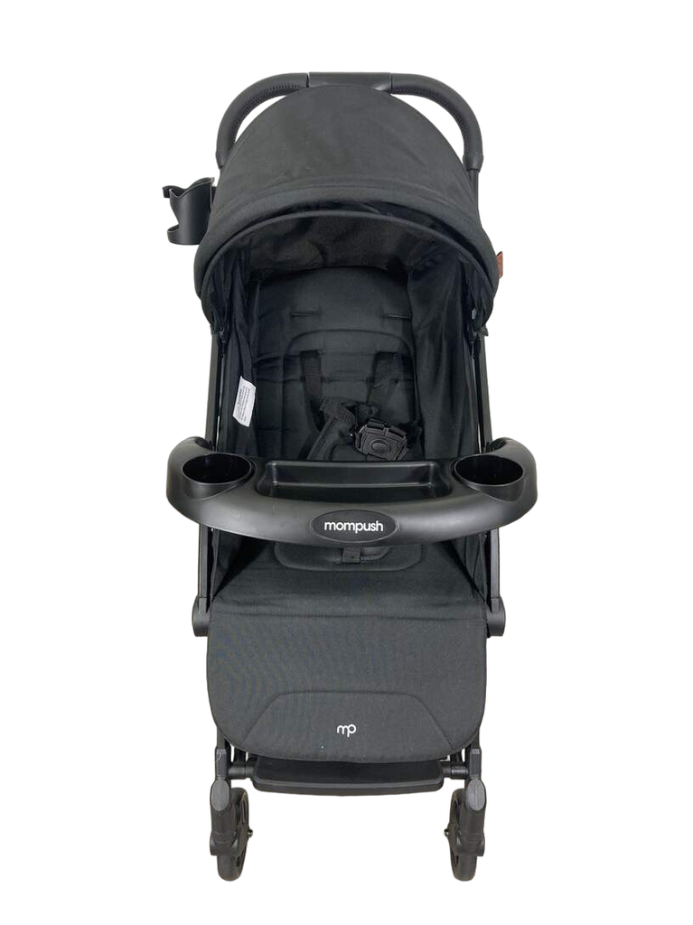 Mompush Lithe V2 Stroller, Black, 2022
