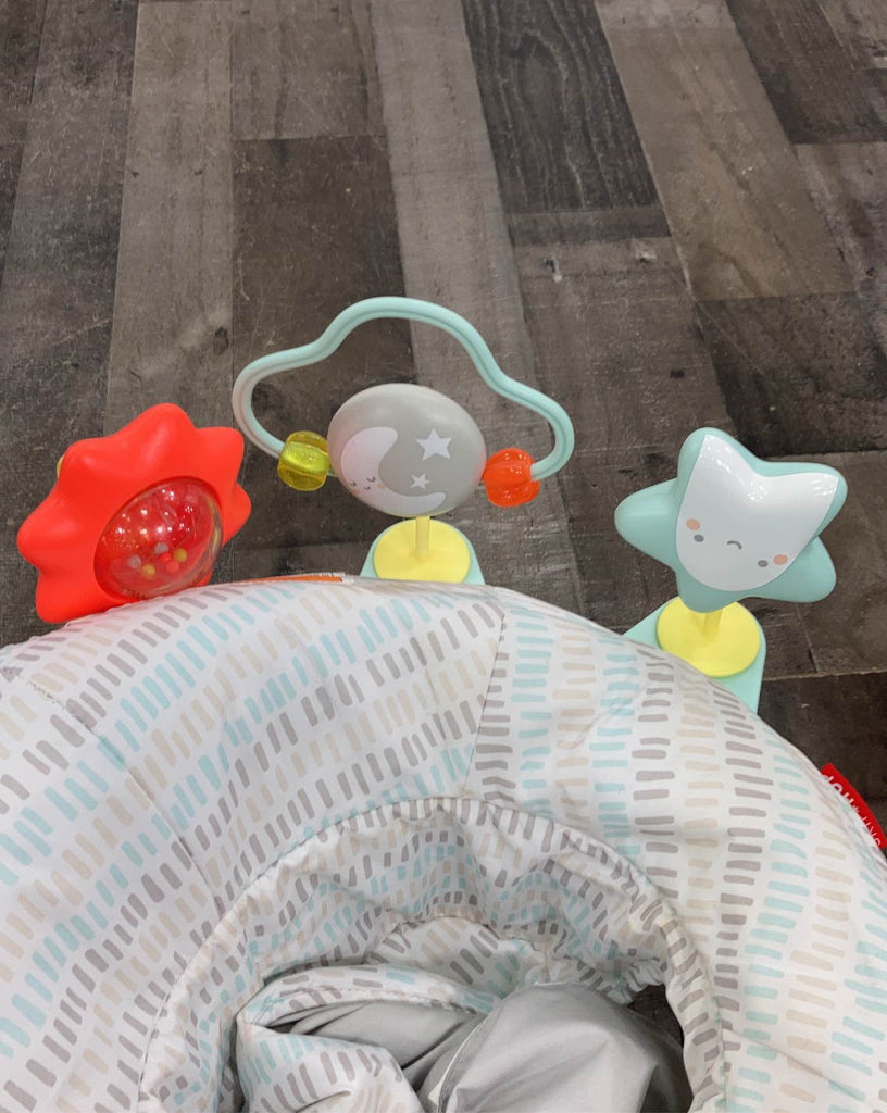 Skip Hop 2-in-1 Sit-up Activity Baby Chair, Silver Cloud Lining