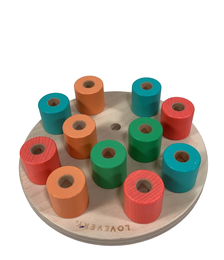 Lovevery Wooden Stacking Peg Board