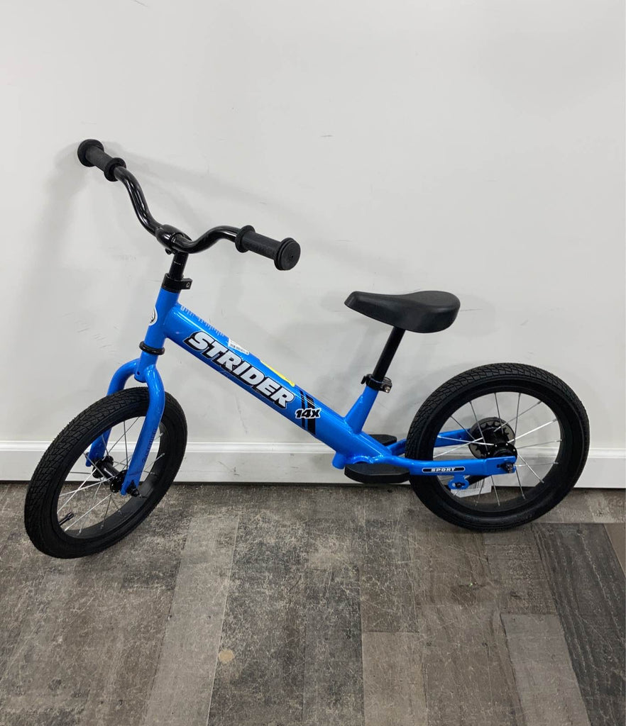 Strider Balance Bike 14x, Awesome Blue