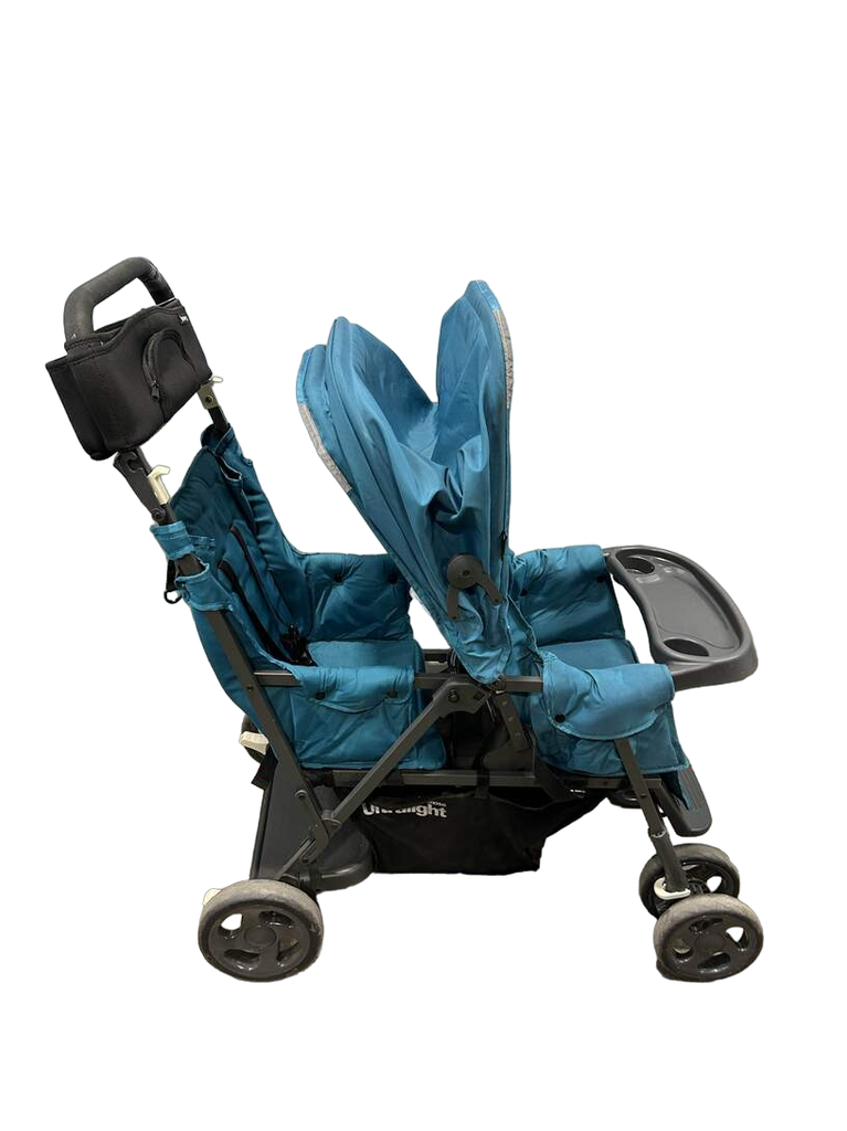Joovy Caboose Graphite Stand-On Tandem Stroller, 2016, Turquoise