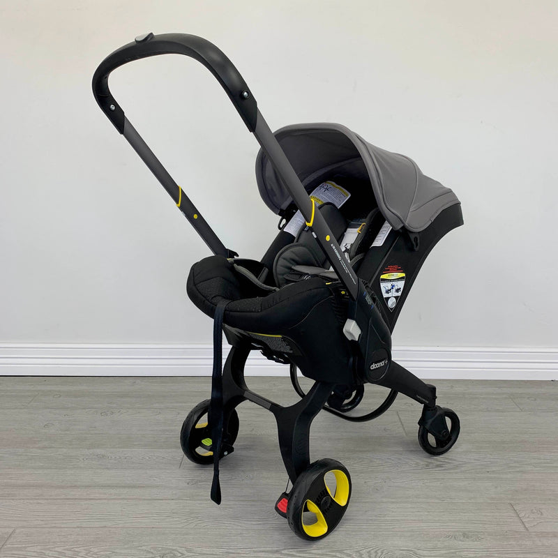 Doona+ Infant Car Seat & Stroller Combo, 2019, Greyhound