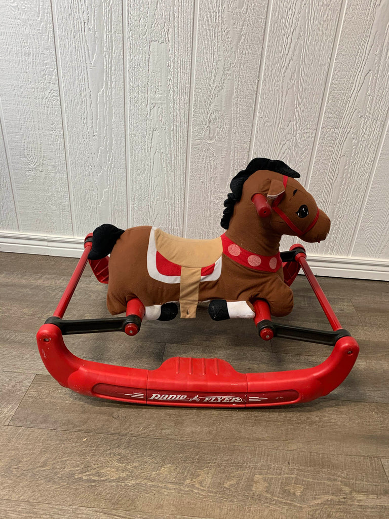 Radio Flyer Soft Rock & Bounce Pony With Sounds
