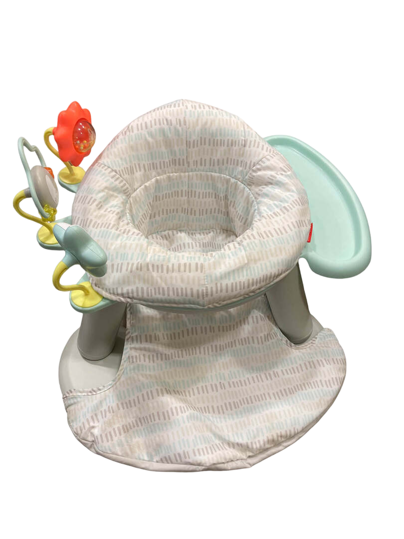 Skip Hop 2-in-1 Sit-up Activity Baby Chair, Silver Lining Cloud ...
