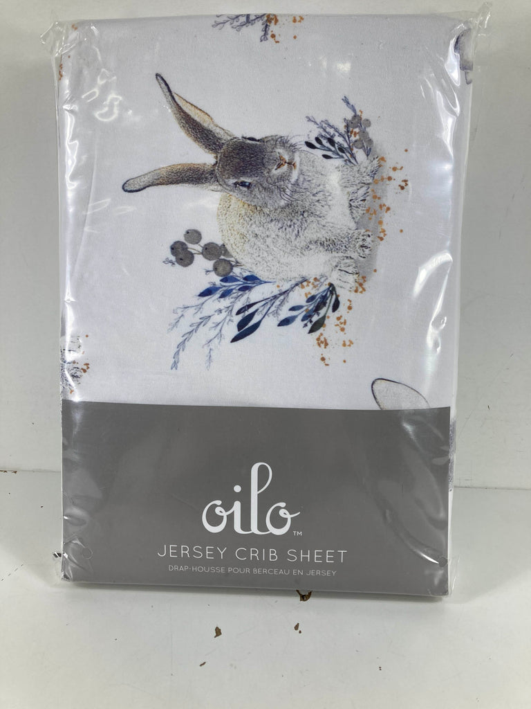 Oilo Studios Jersey Crib Sheet