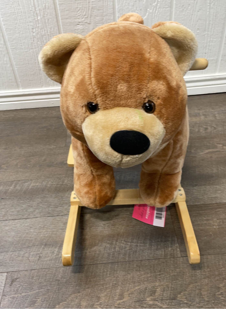 Trademark Happy Trails Plush Rocking Animal