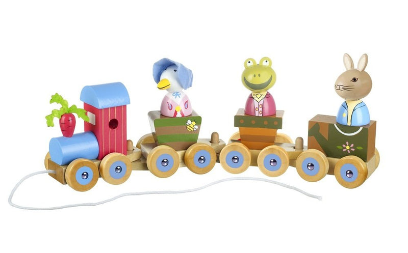 Orange Tree Wooden Animal Puzzle Train