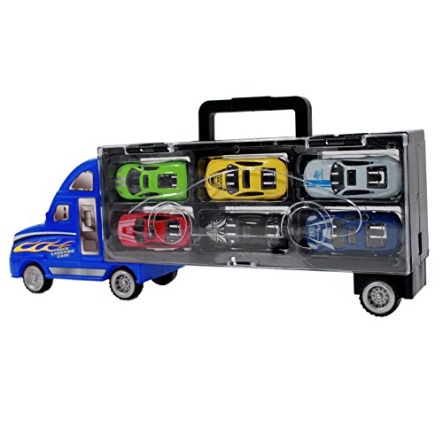 Die Cast Car Hauler Truck With Cars