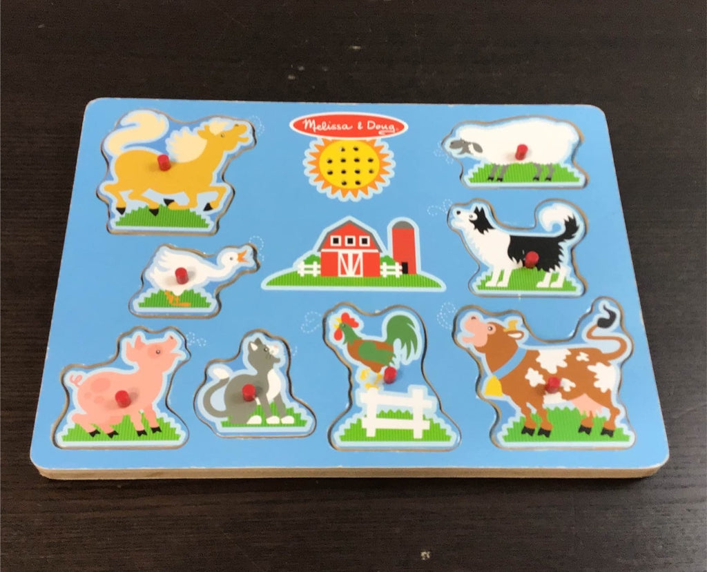 Melissa & Doug Sound Puzzle, Farm Animals