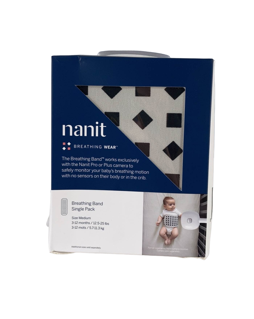 Nanit Breathing Band, 3-12 months, Pebble Gray