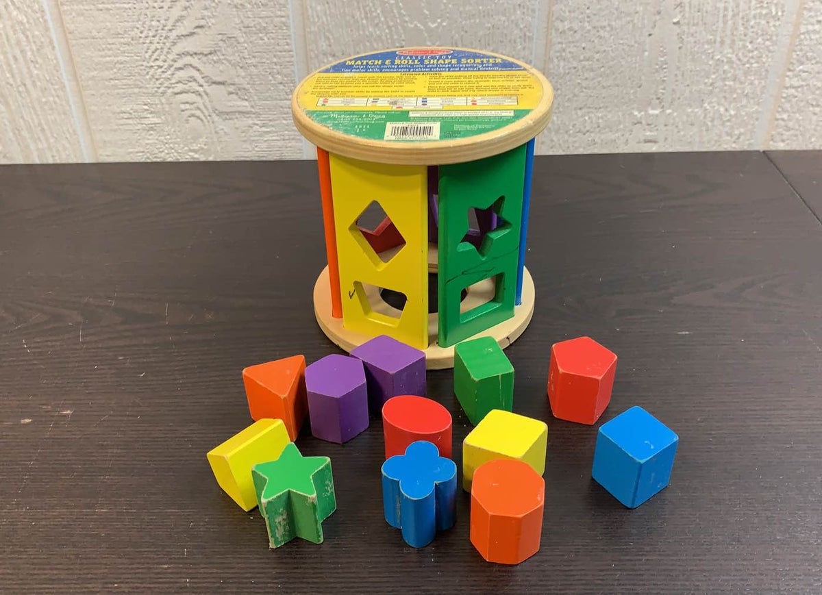 Melissa & Doug Match and Roll Shape Sorter — GoodBuy Gear