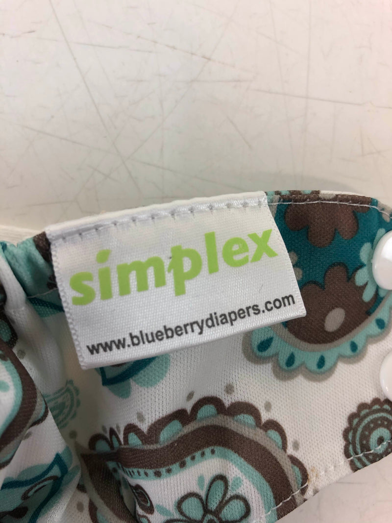 Simplex One Size Blueberry Diaper