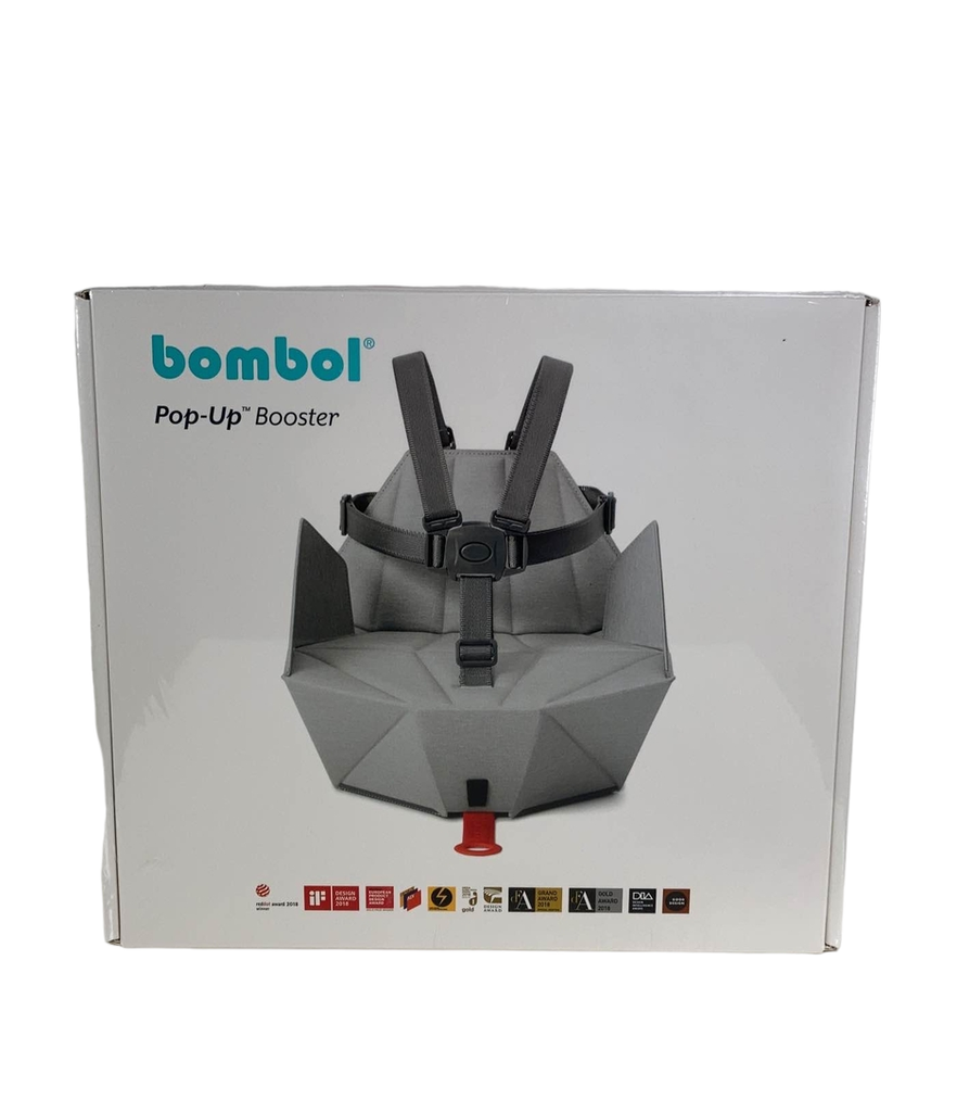 Bombol Pop-Up Booster, Pebble Grey
