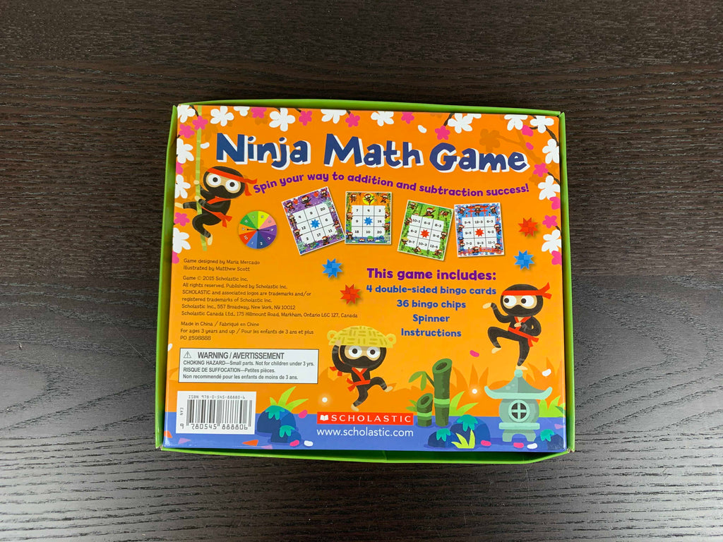 Scholastic Ninja Math Game