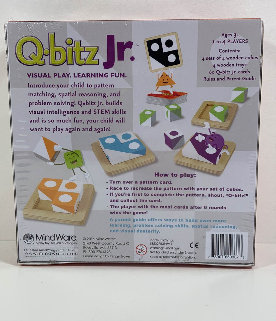 MindWare Q-bitz Jr. Kids Game