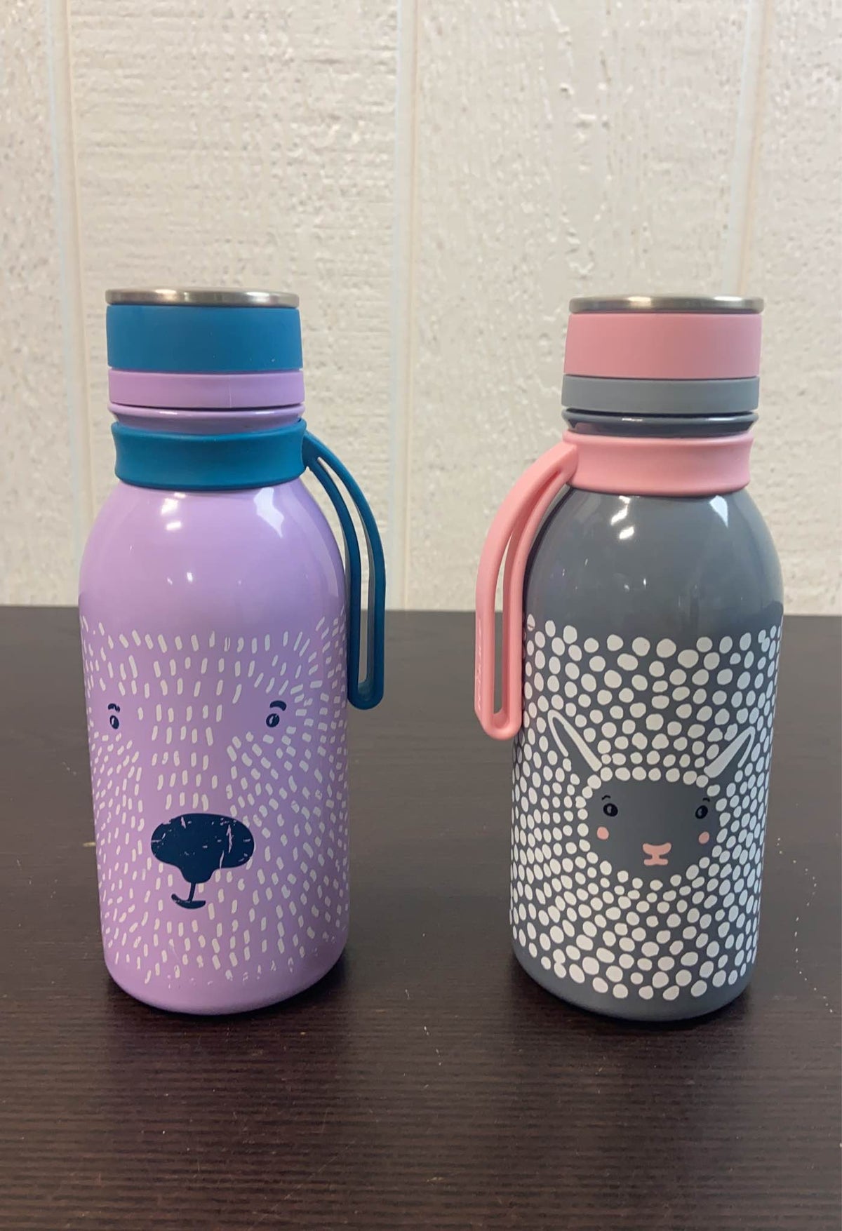 Reduce 2 Pk Stainless Steel Hydro Pro Kids Water Bottle 14oz, Furry Fr ...