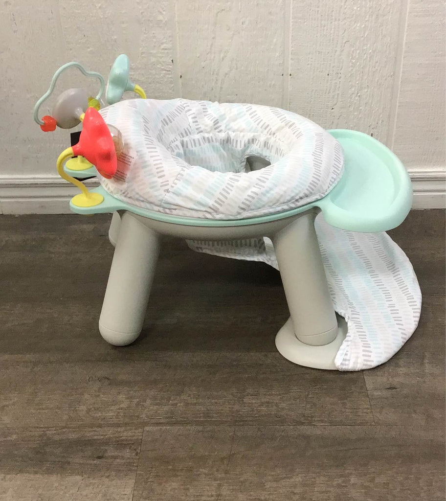 Skip Hop 2-in-1 Sit-up Activity Baby Chair, Silver Cloud Lining