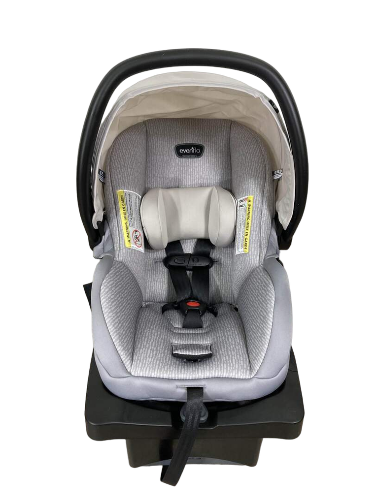 Evenflo LiteMax 35 Infant Car Seat, 2023, River Stone Gray