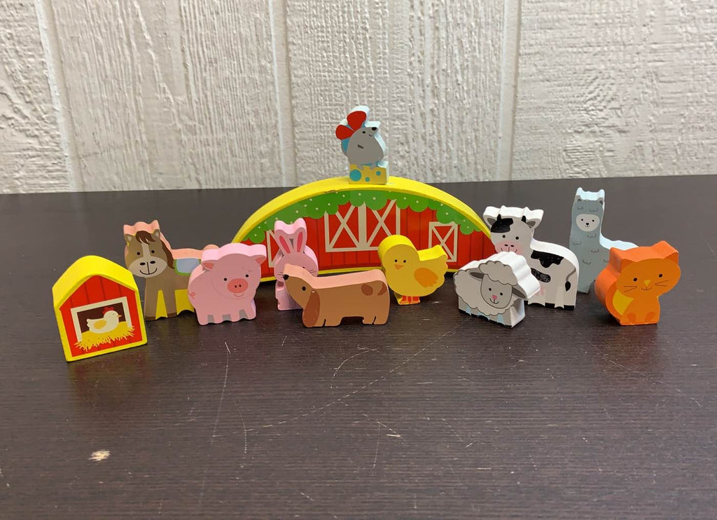 Wooden Stacking Balance Game