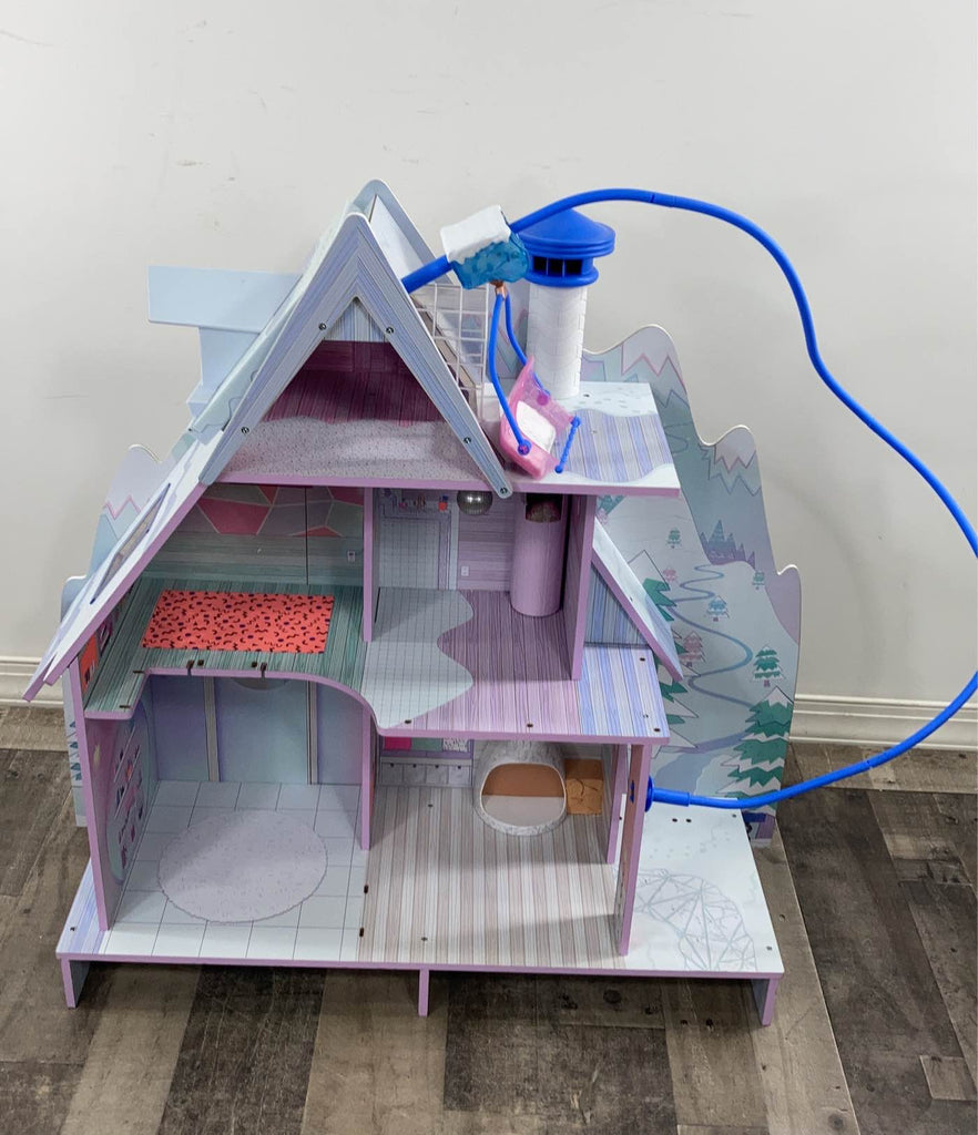 Lol Surprise Omg Winter Chill Cabin Wooden Doll House Playset