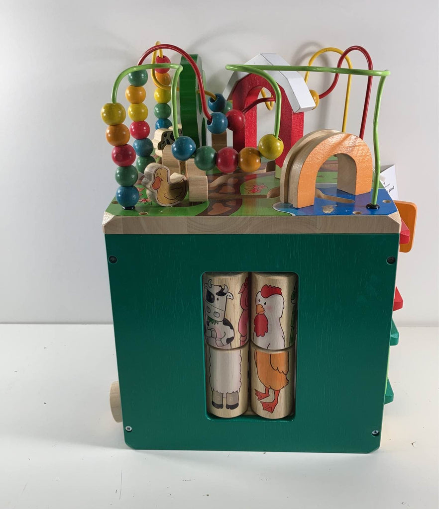 Battat Wooden Activity Cube