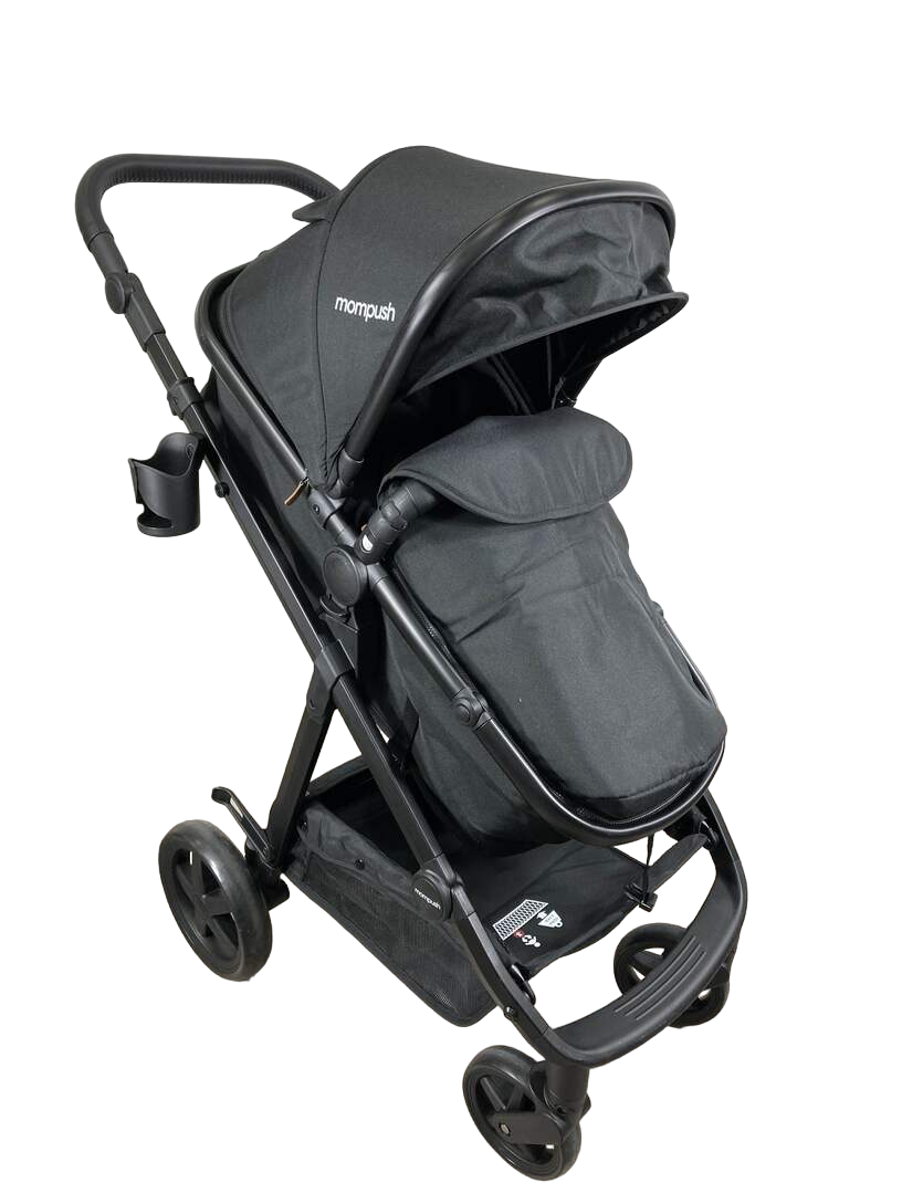 Mompush Meteor 2 Stroller, 2022, Black — GoodBuy Gear