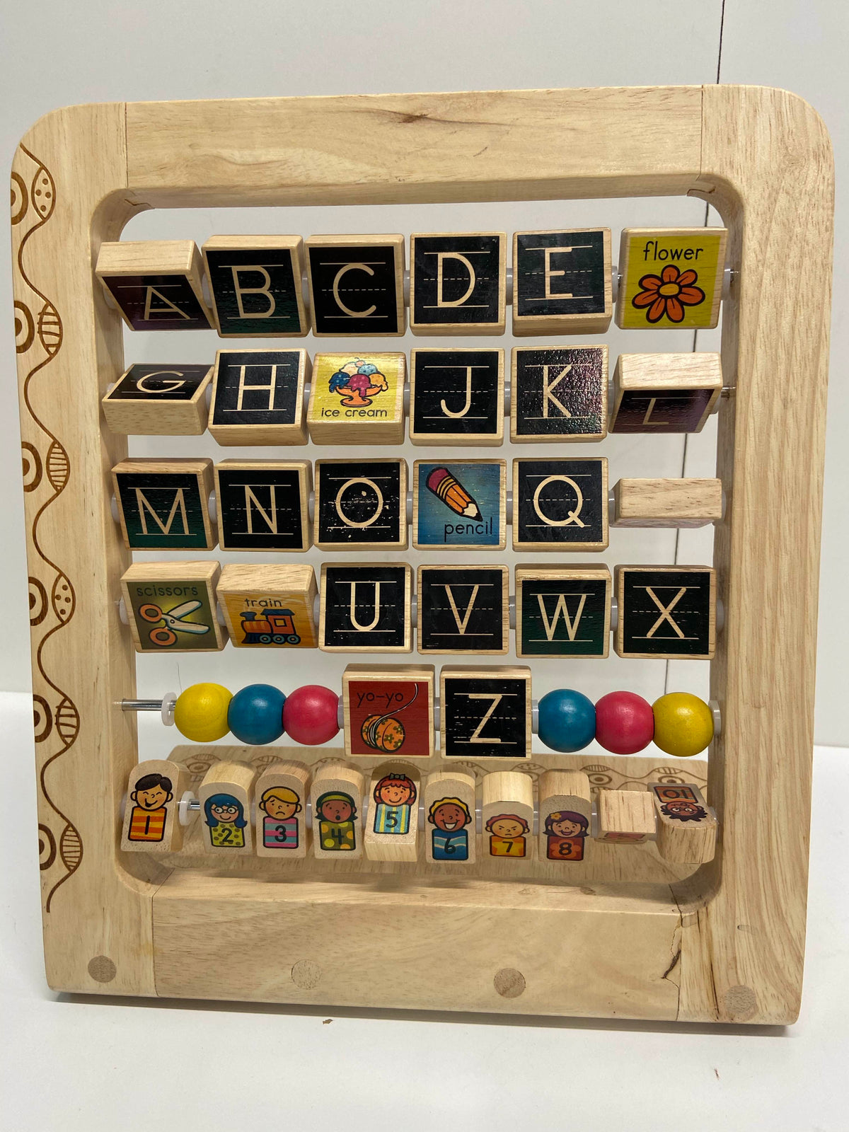 B. Toys Wood Alphabet Abacus — GoodBuy Gear