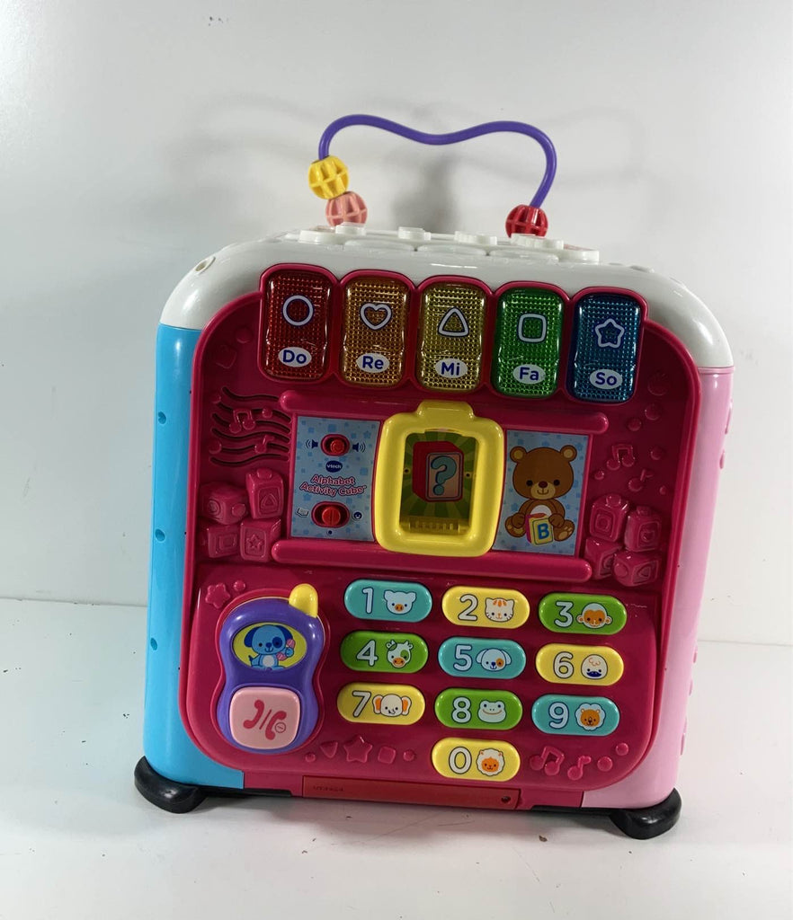 VTech Alphabet Activity Cube, Pink