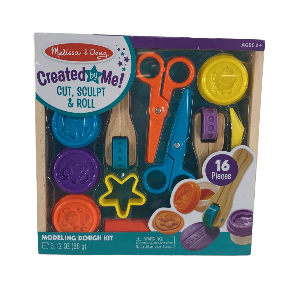 Melissa & Doug Created by Me! Shape, Model & Mold Modeling Dough Kit ...