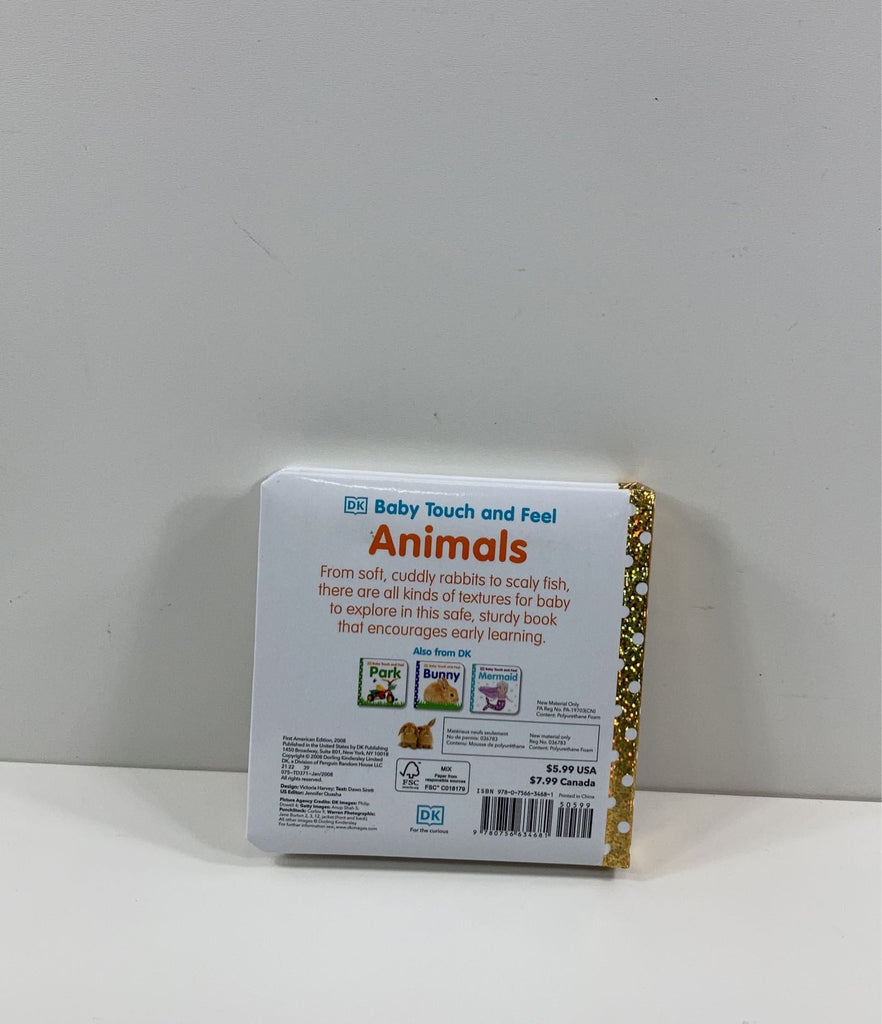 DK Books Baby Touch And Feel Animals Book