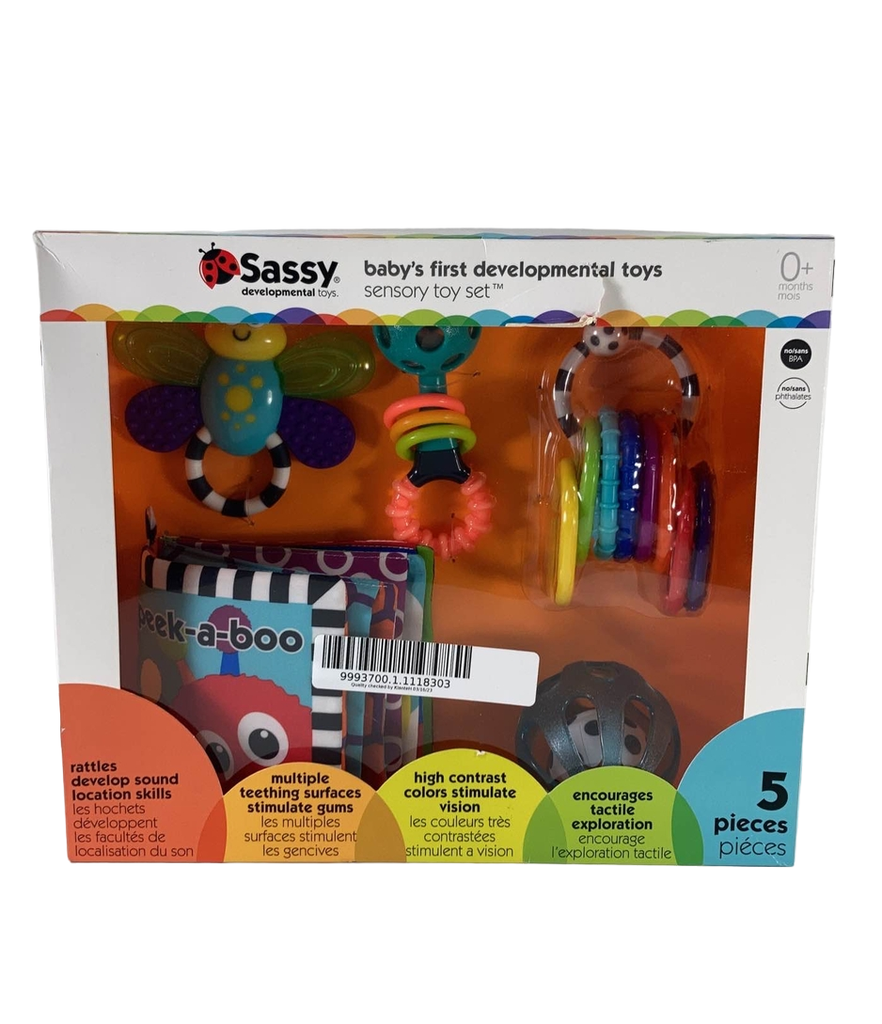 Sassy Baby's First Developmental Toys Gift Set