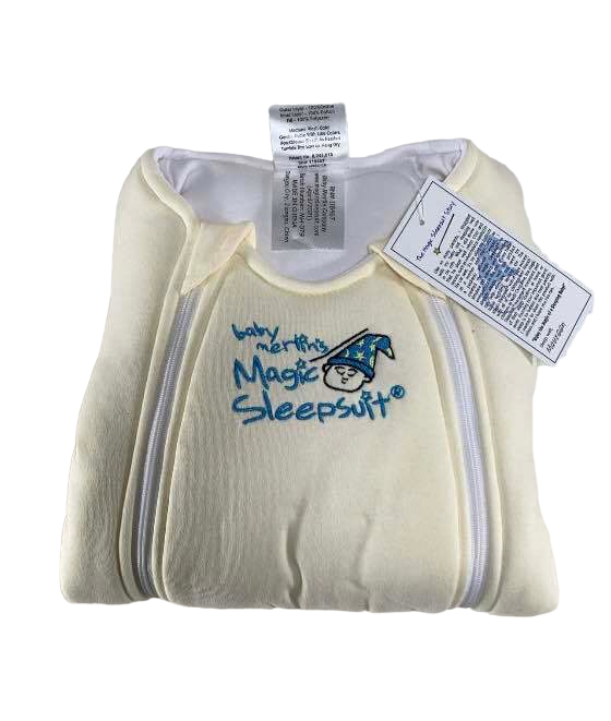 Baby Merlin's Magic Sleepsuit, Small 3-6 Months, Fleece, Cream ...