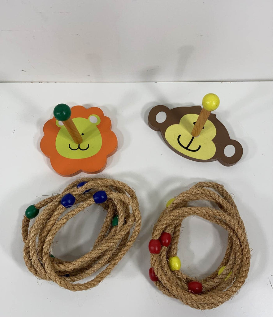 Wooden Animal Ring Toss