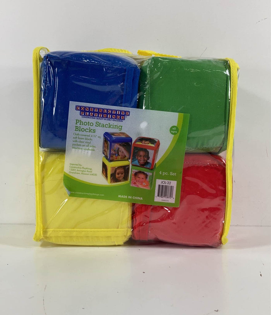 Constructive Playthings Photo Pocket Foam Stacking Blocks