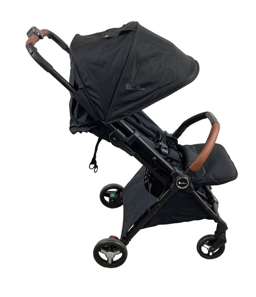 Silver Cross Jet 3 Super Compact Stroller, Black, 2022