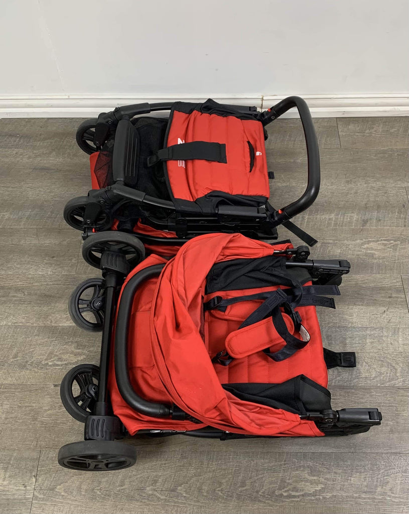Zoe Tandem+ Stroller, Luxe Red