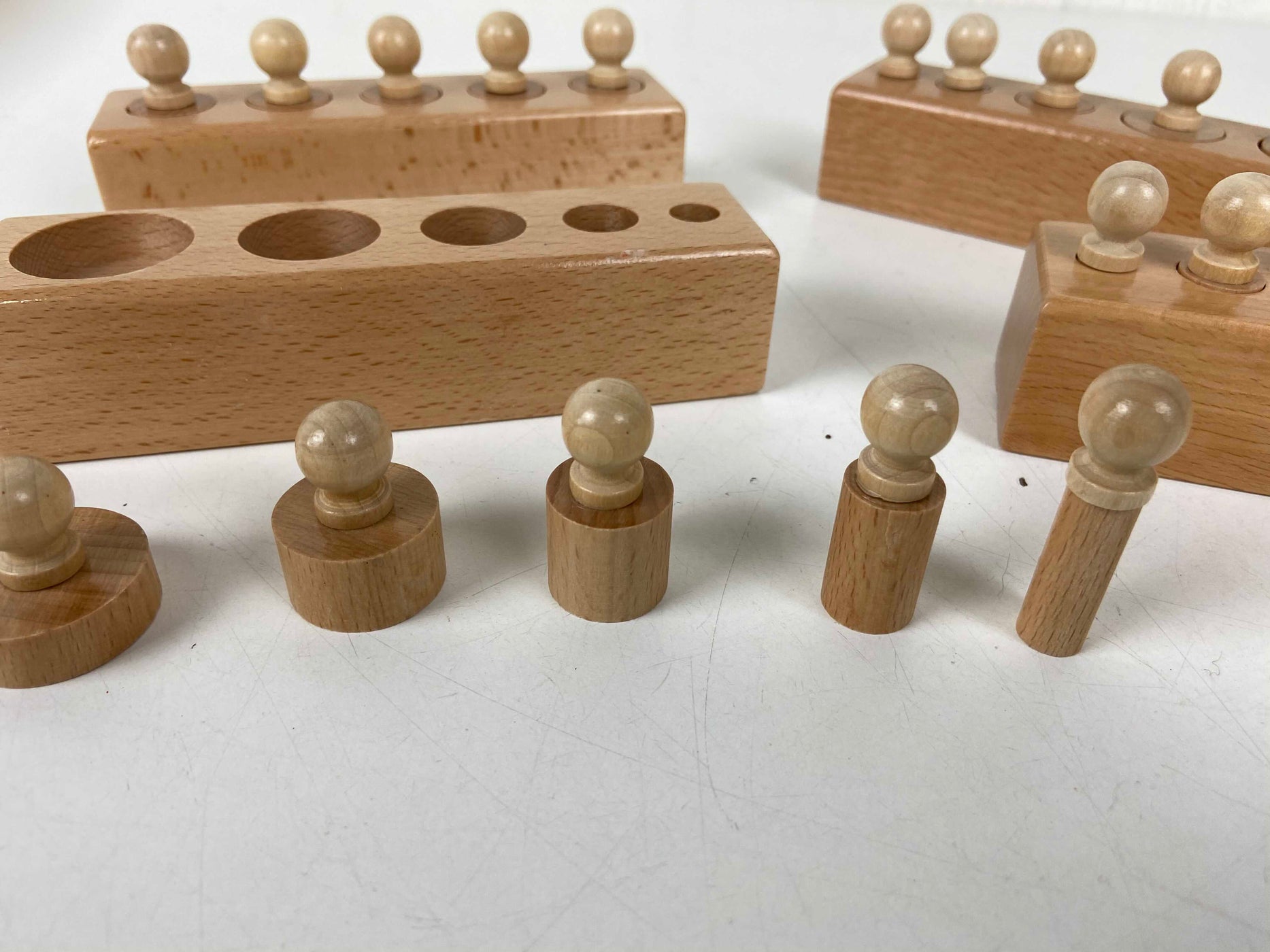 Wooden Peg Montessori Toy GoodBuy Gear Wooden Peg Montessori Toy GoodBuy Gear