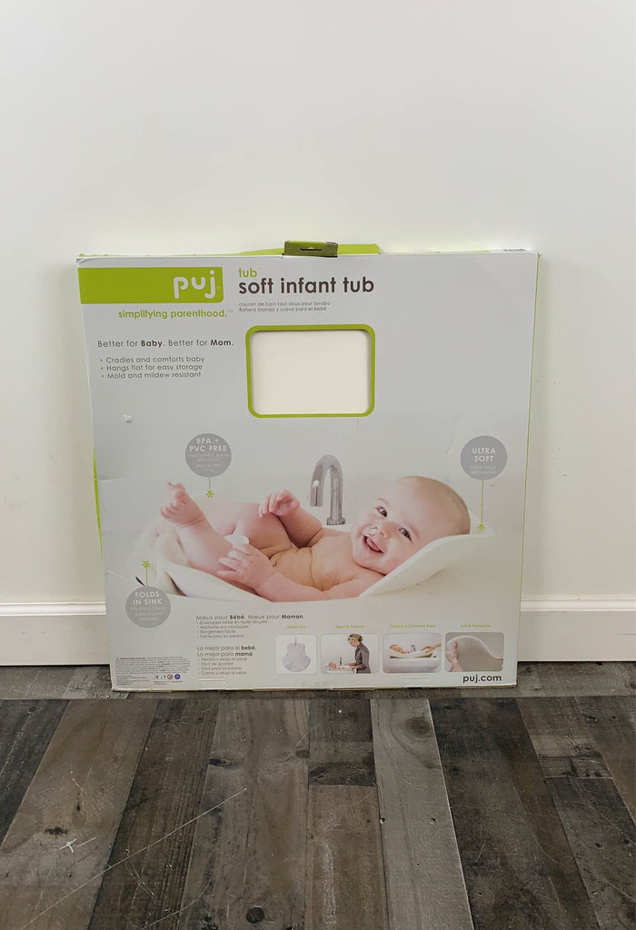 Puj Foldable Baby Bathtub, White